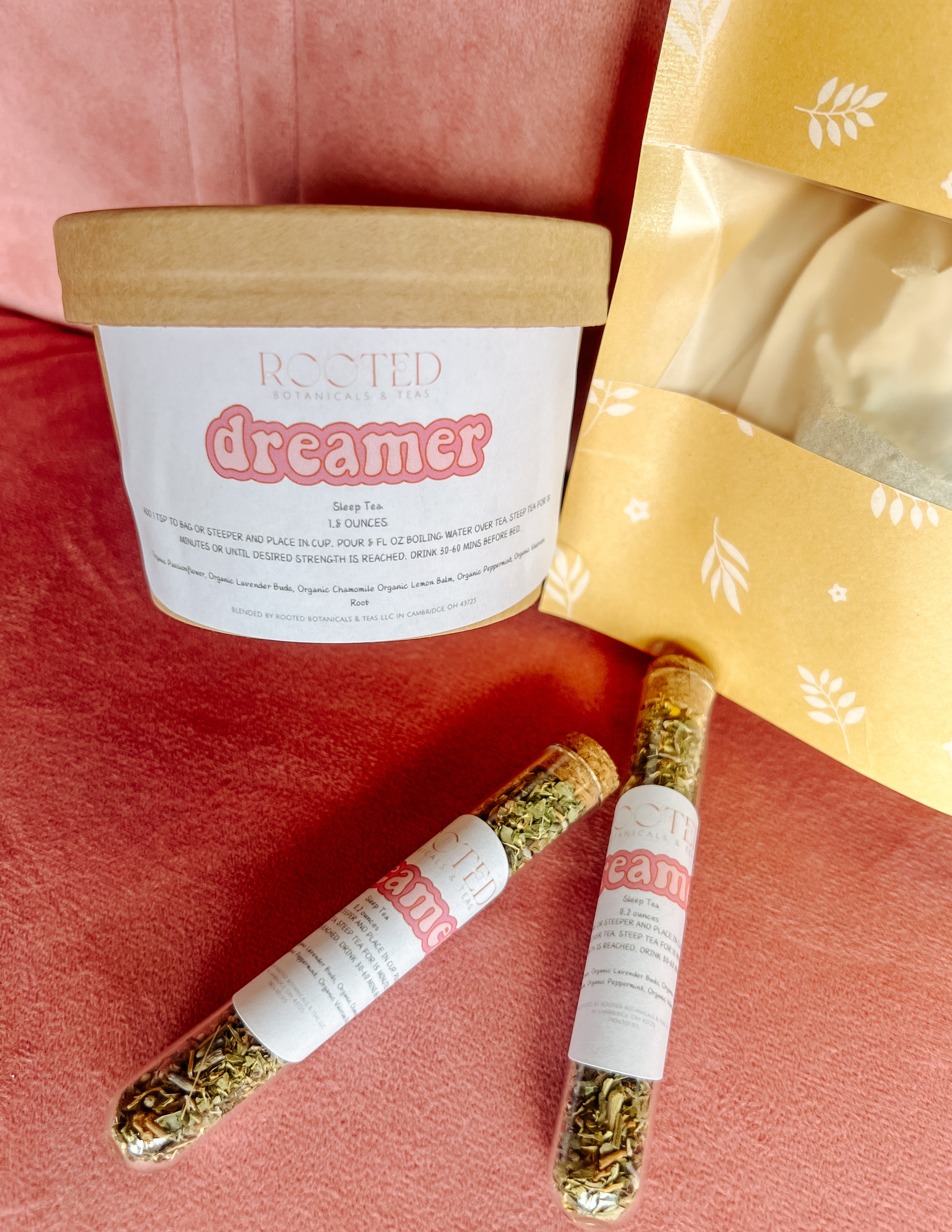 Dreamer Sleep Tea – Rooted Botanicals & Teas